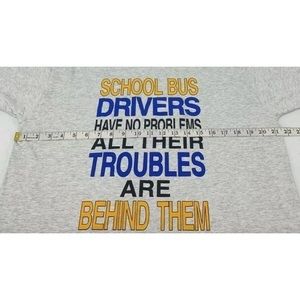 Fruit of the Loom | Shirts | Vintage Fotl Best School Bus Drivers Shirt ...
